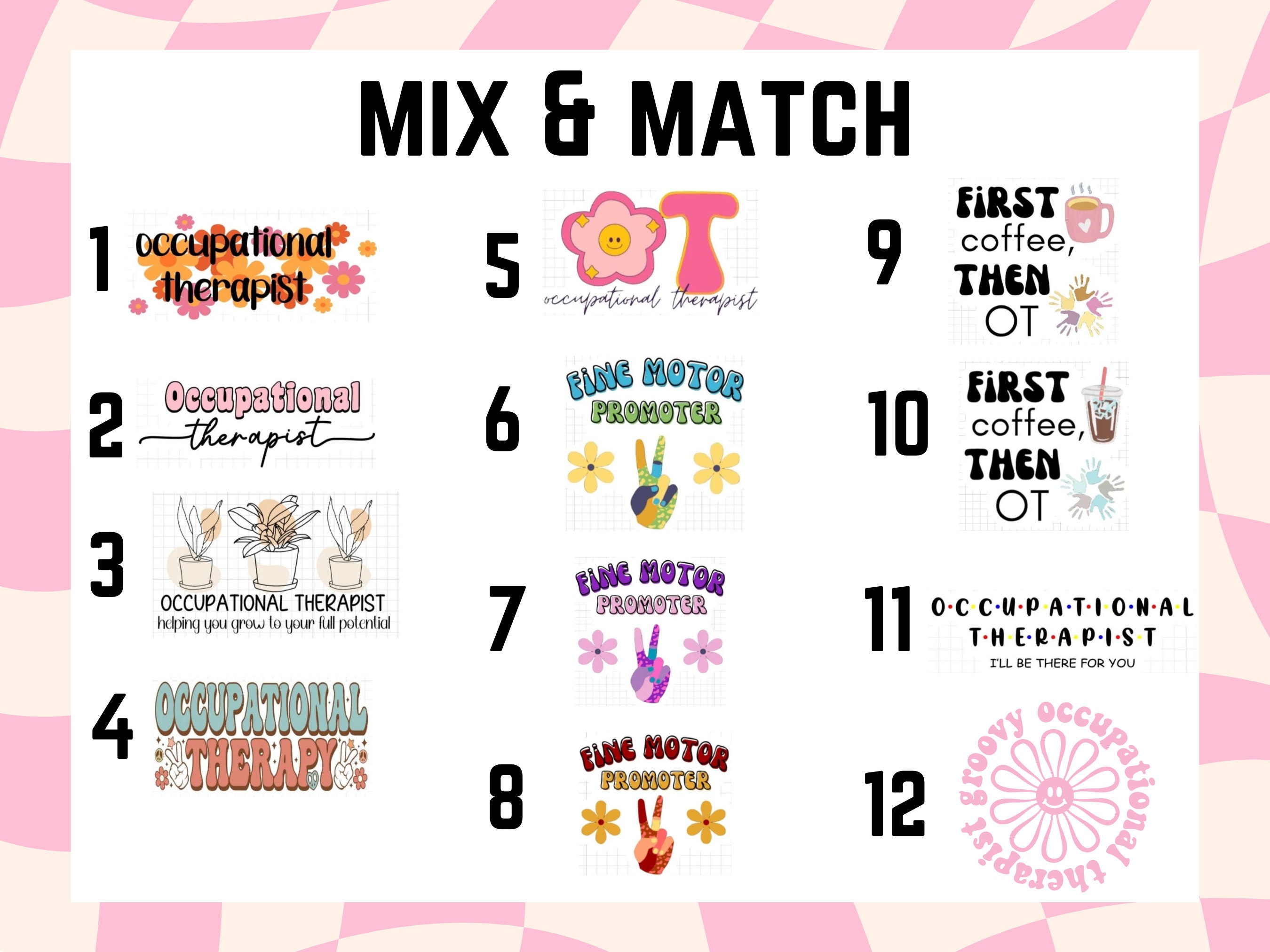 BULK OT Sticker Bundle | 3" Sticker Set | OT Sticker | Occupational ...