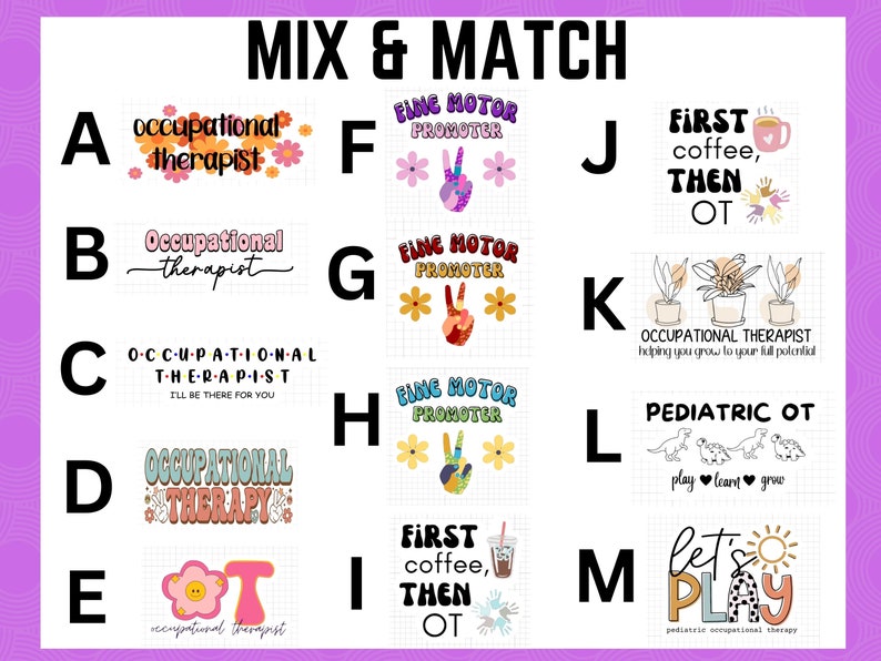 BULK OT Sticker Bundle 3 Sticker Set OT Sticker - Etsy