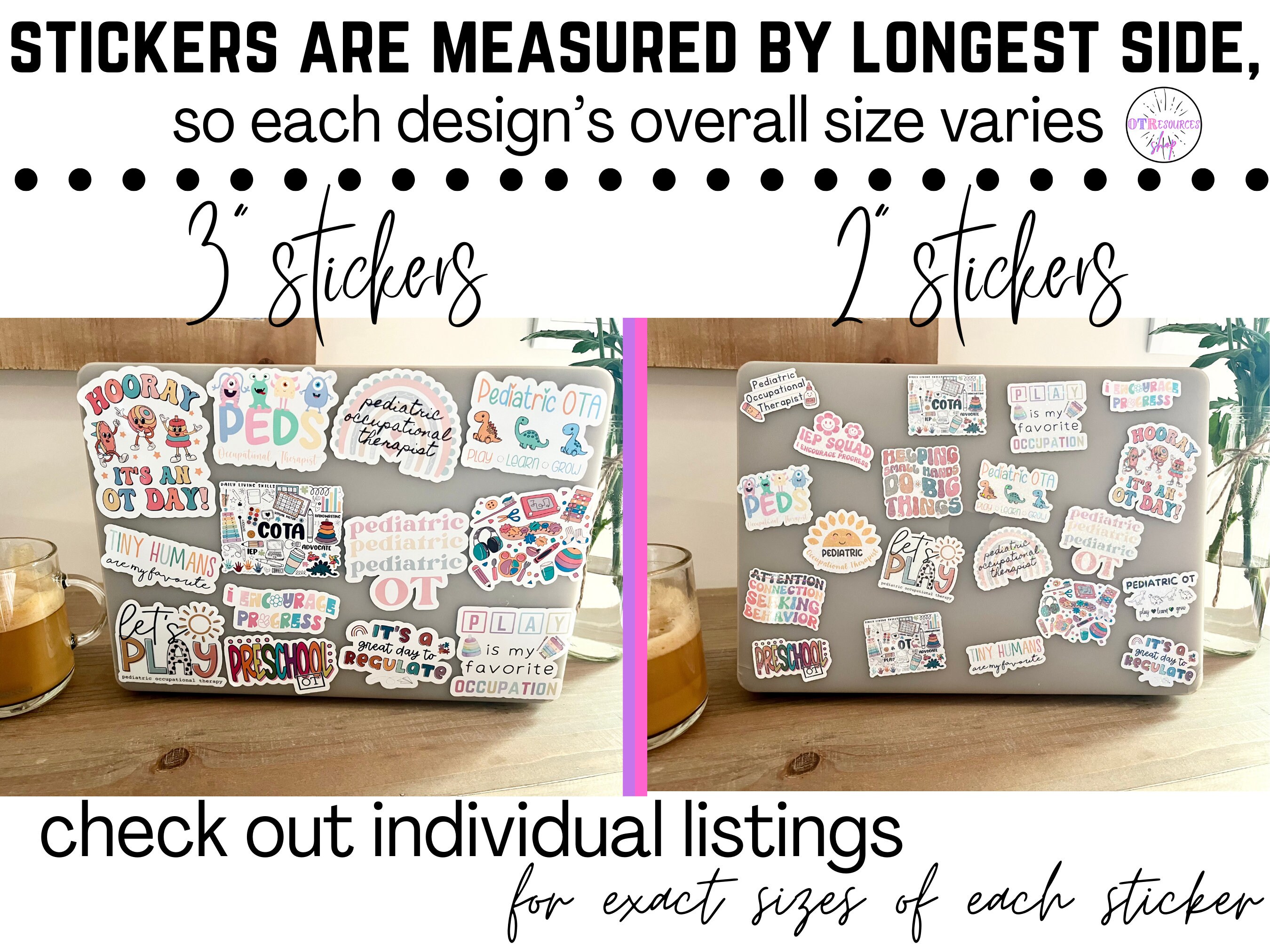 OT Sticker Set, Occupational Therapist Sticker Bundle, Occupational ...