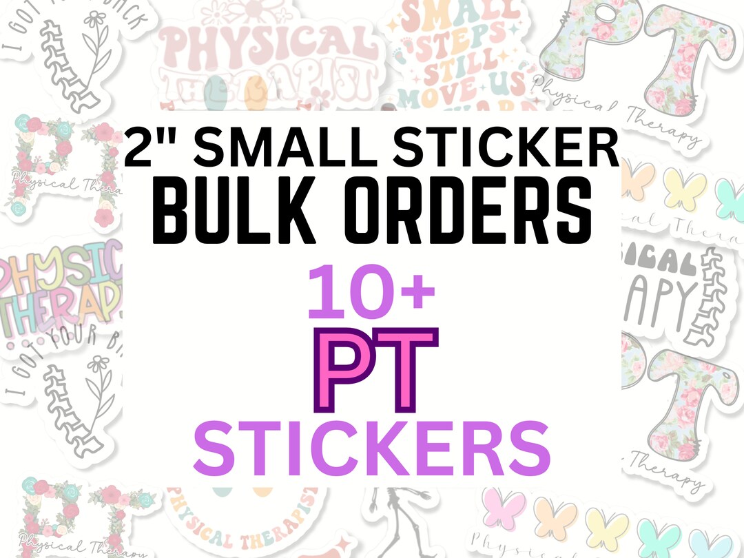 BULK Mini PT Sticker Bundle | 2" Sticker Set | PT Stickers | Physical ...