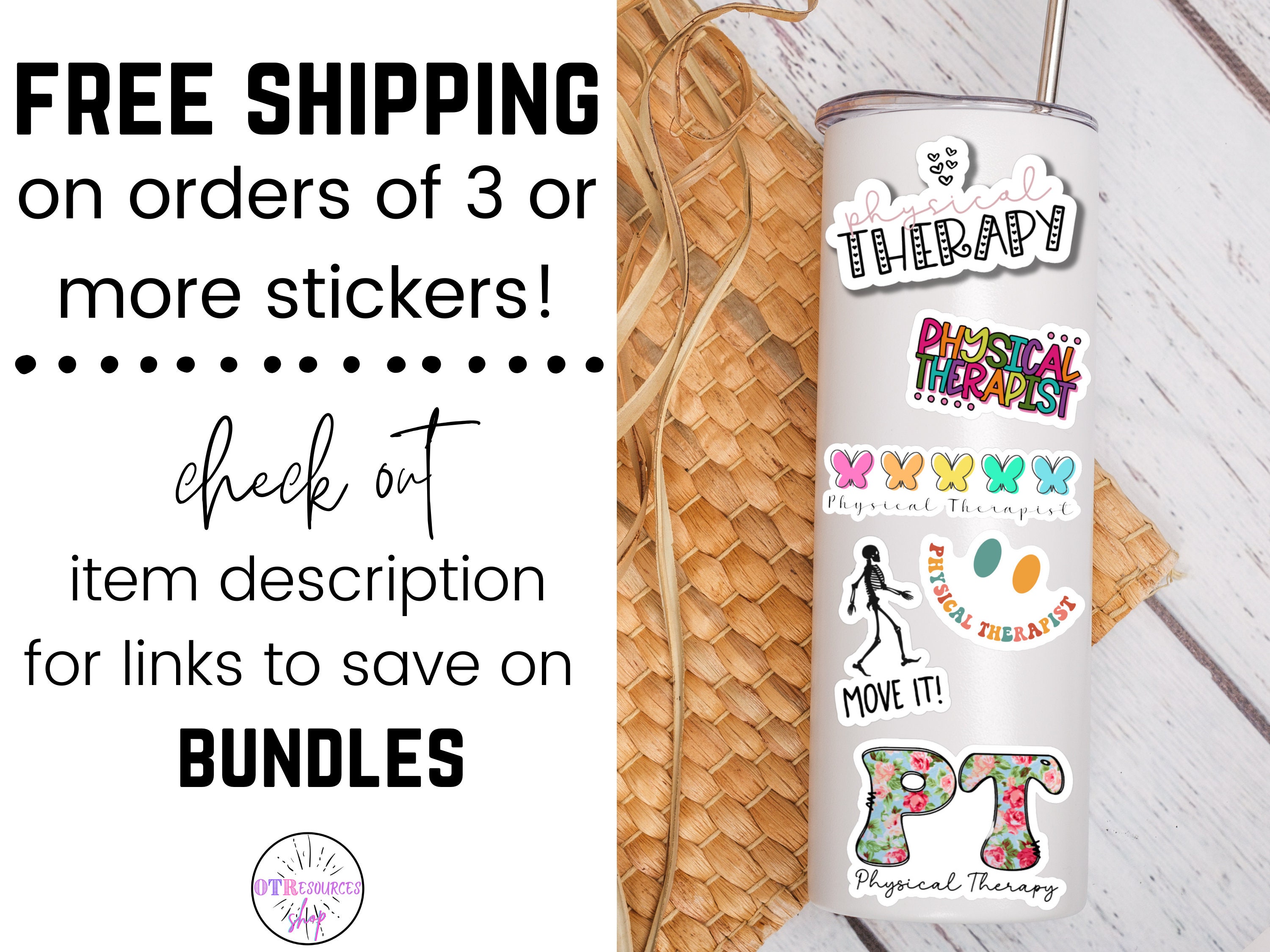 Physical Therapy Sticker, PT Sticker, Physical Therapist Sticker ...