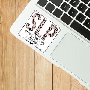 SLP Sticker | Speech Therapist Sticker | Speech Language Pathologist ...