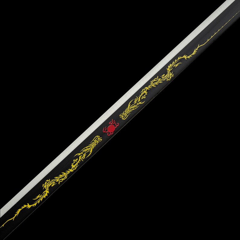 Anime Katana Sword – Handmade Decorative Samurai Blade, Cosplay Prop ...