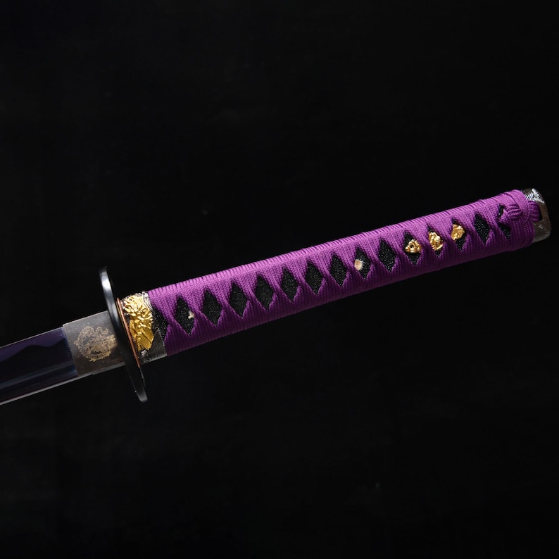 Handmade Violet Katana – Purple Blade Samurai Sword, Cosplay Display - Etsy