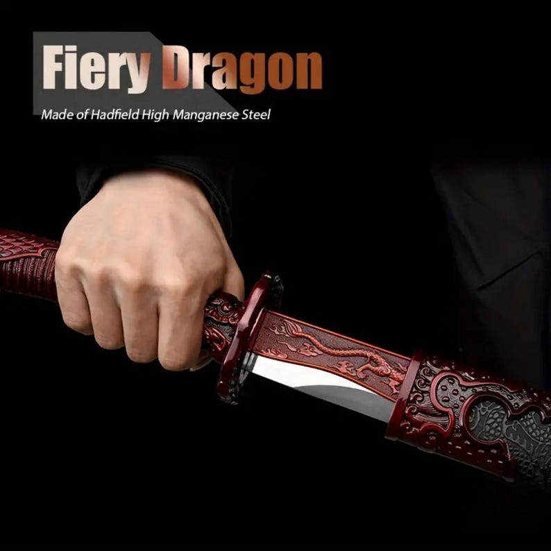 Authentic Handcrafted Katana Sword - Sports Accessories for Pirate Day ...