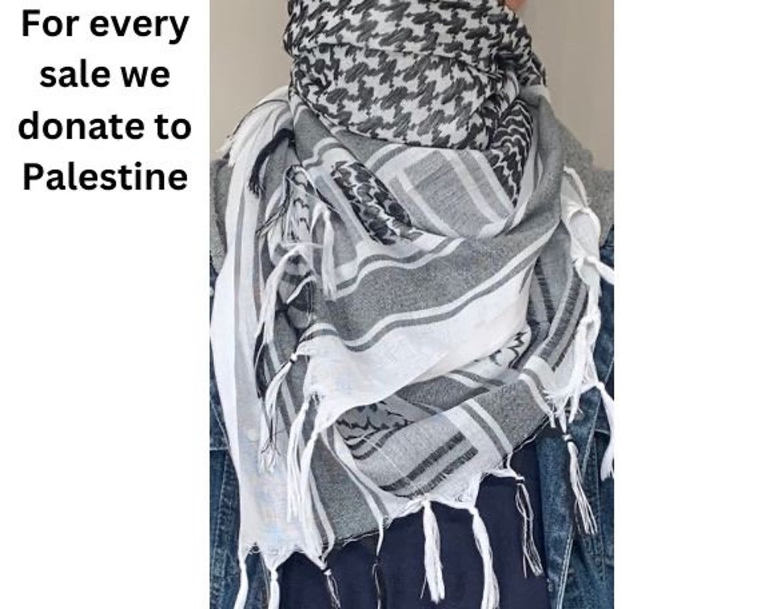 Palestine Keffiyeh, Palestine Scarf, Palestine Country Colour Keffiyeh ...