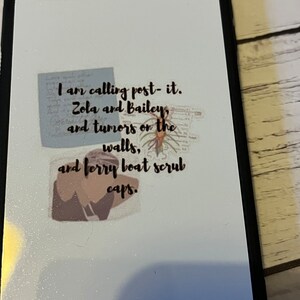 Greys Anatomy Post It Quote Phone Case - Etsy