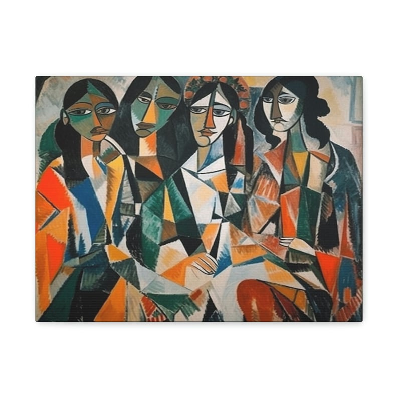 Pablo Picasso : Les Demoiselles D'avignon 1907 Canvas - Etsy