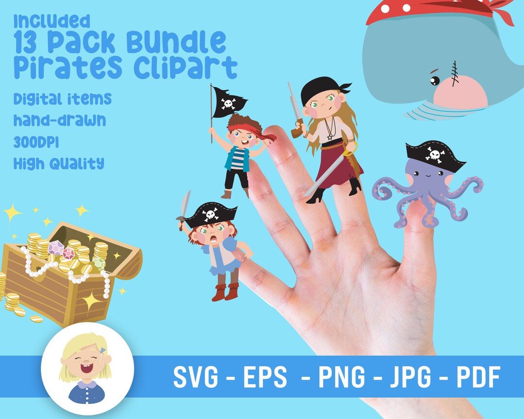 Cute Pirates Clipart, Pirate Items Clipart, Pirate Ship PNG, Kawaii ...