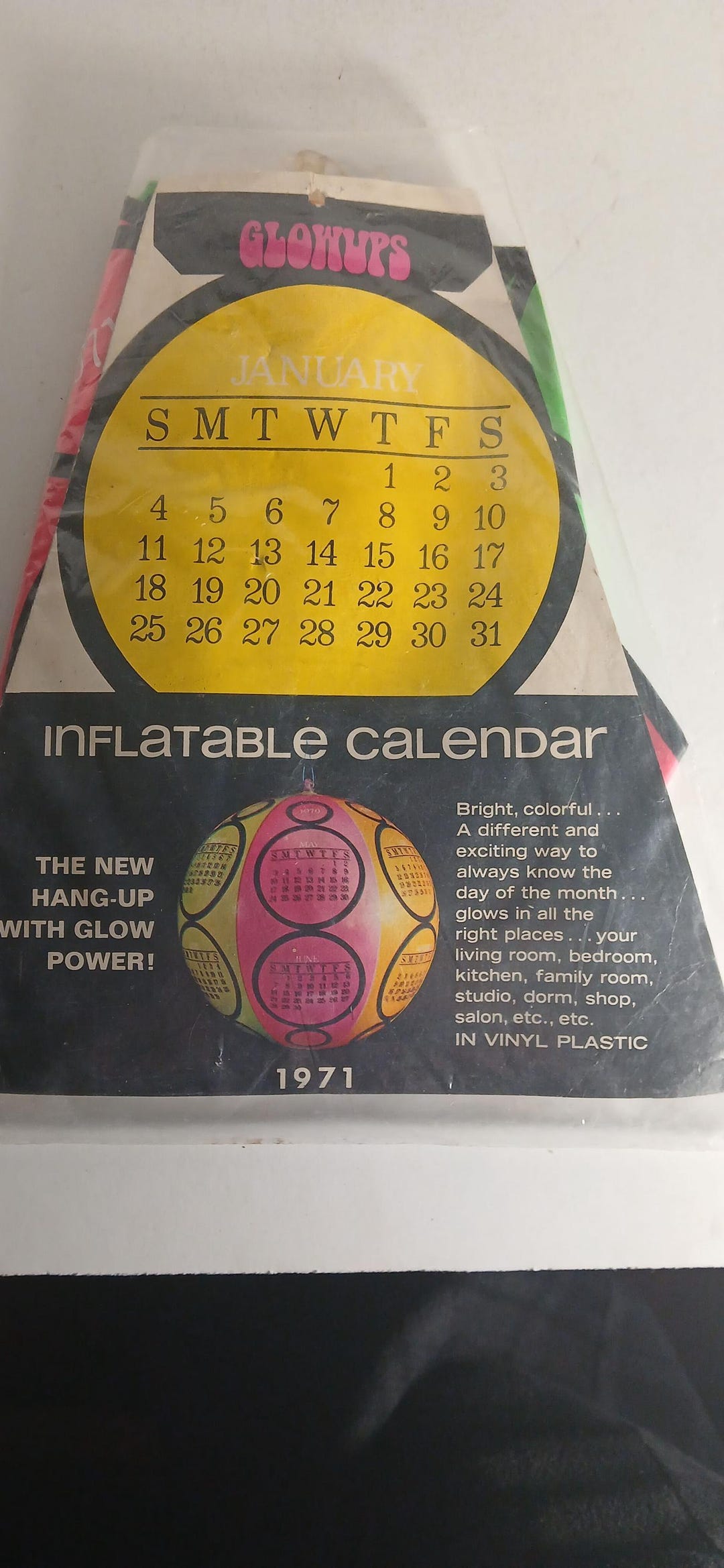 Vintage Unused Dan Dee 1971 Inflatable Calendar From New York - Etsy