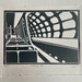 Metro IV Handprinted Original Linocut - Etsy