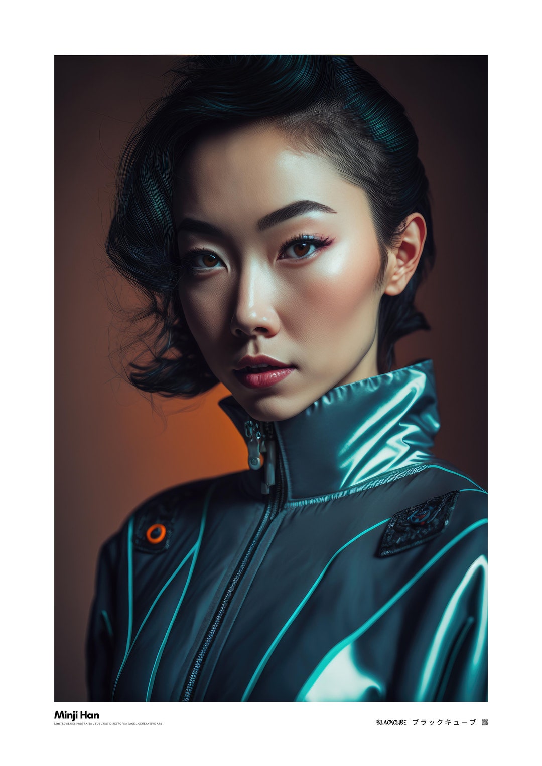 Portrait of Minji Han, Newtro Korean Teenager | Limited Series Digital ...