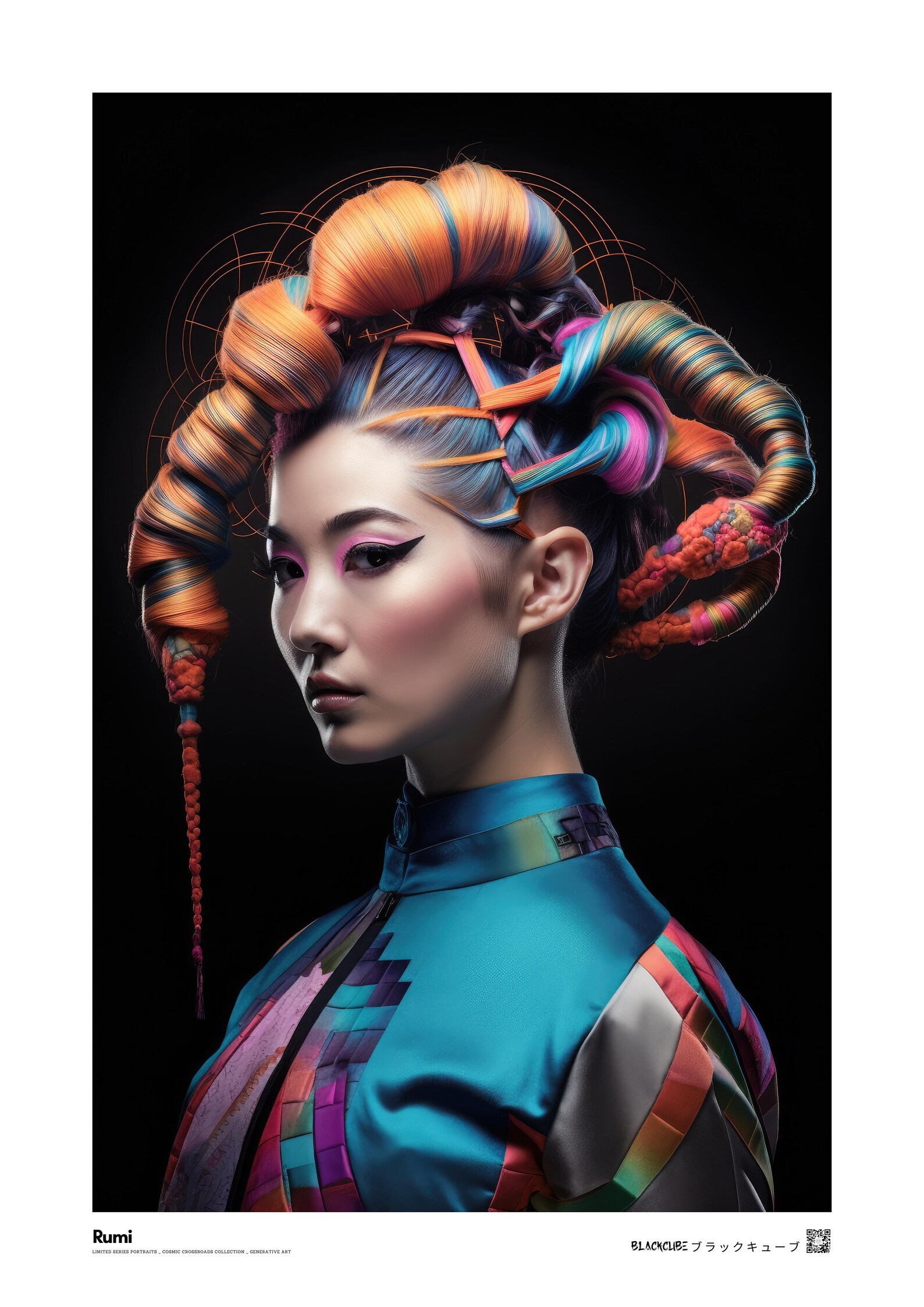 Portrait of Rumi, Cosmic Crossroads Collection | Limited Series Digital ...