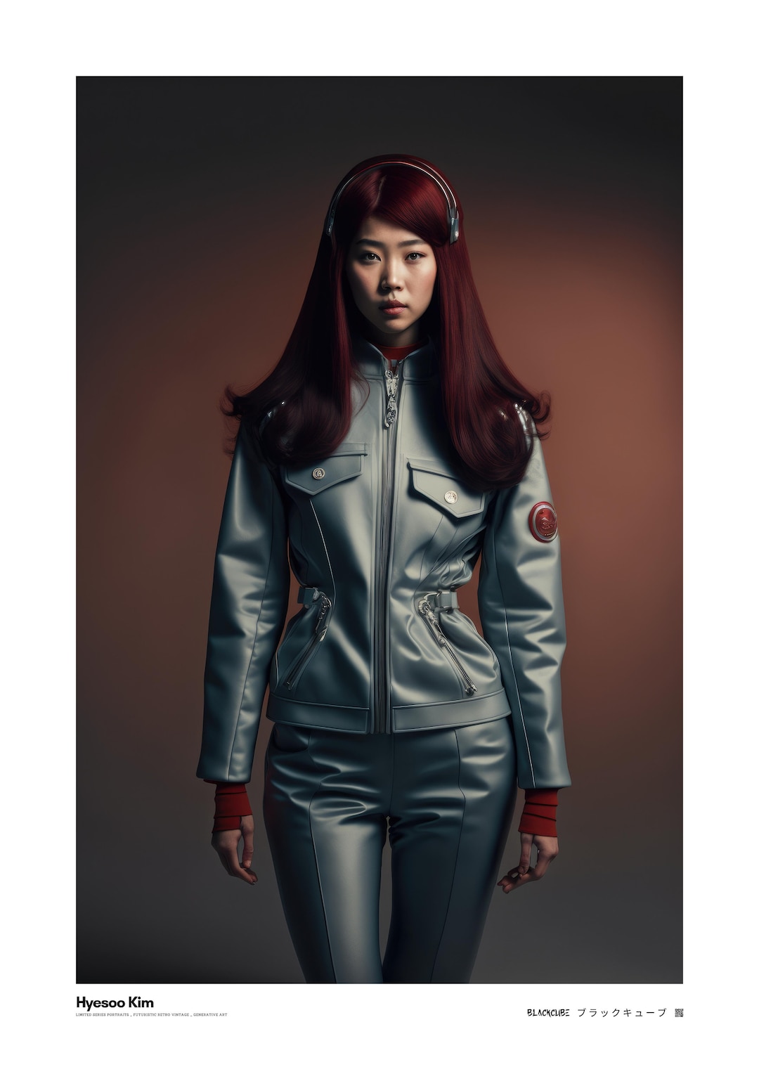 Portrait of Hyesoo Kim, Newtro Korean Teenager | Limited Series Digital Print, Instant Download ...