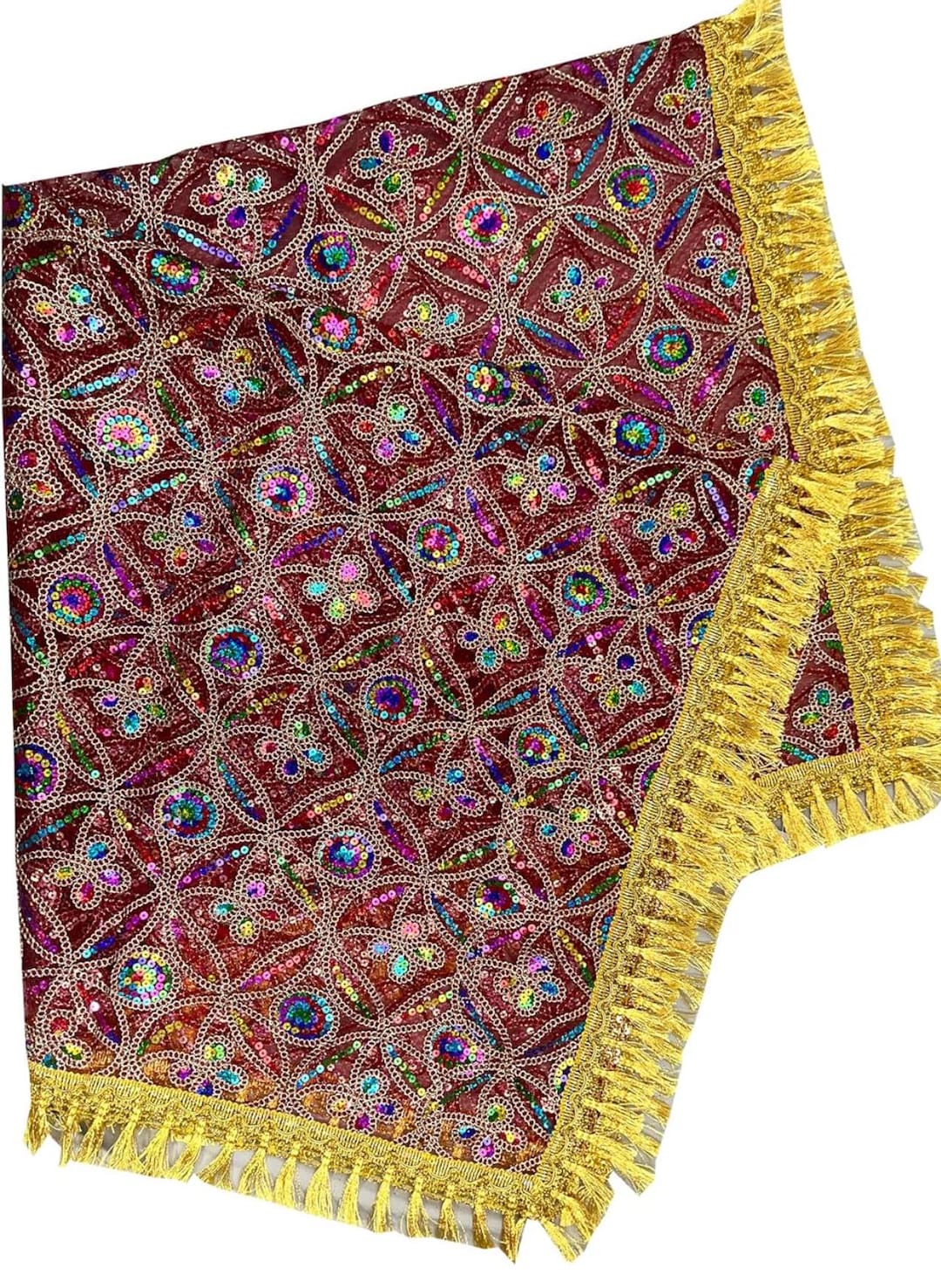 Paño Oyá - Tela De Altar Para Rituales Religiosos Yoruba, Santeria Ifa ...