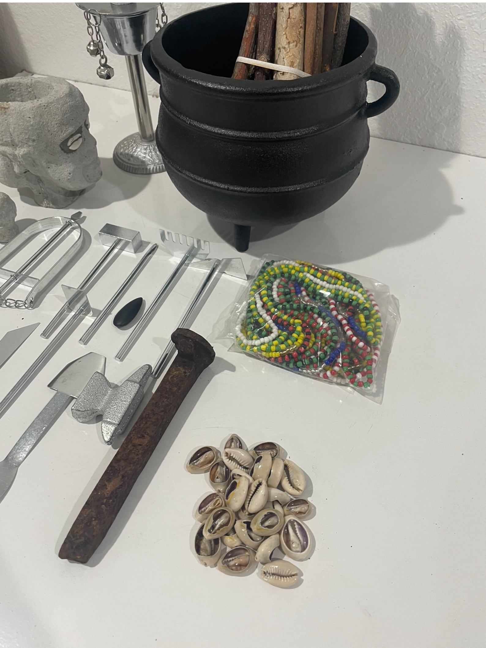 Set De Guerreros Herramientas De Oggun Caldero De Oggun Todo - Etsy