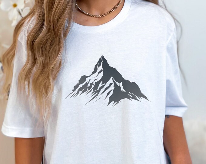 Mountain Pocket Tee / Mountain Shirt / Mountain Graphic Tee / Mountain ...