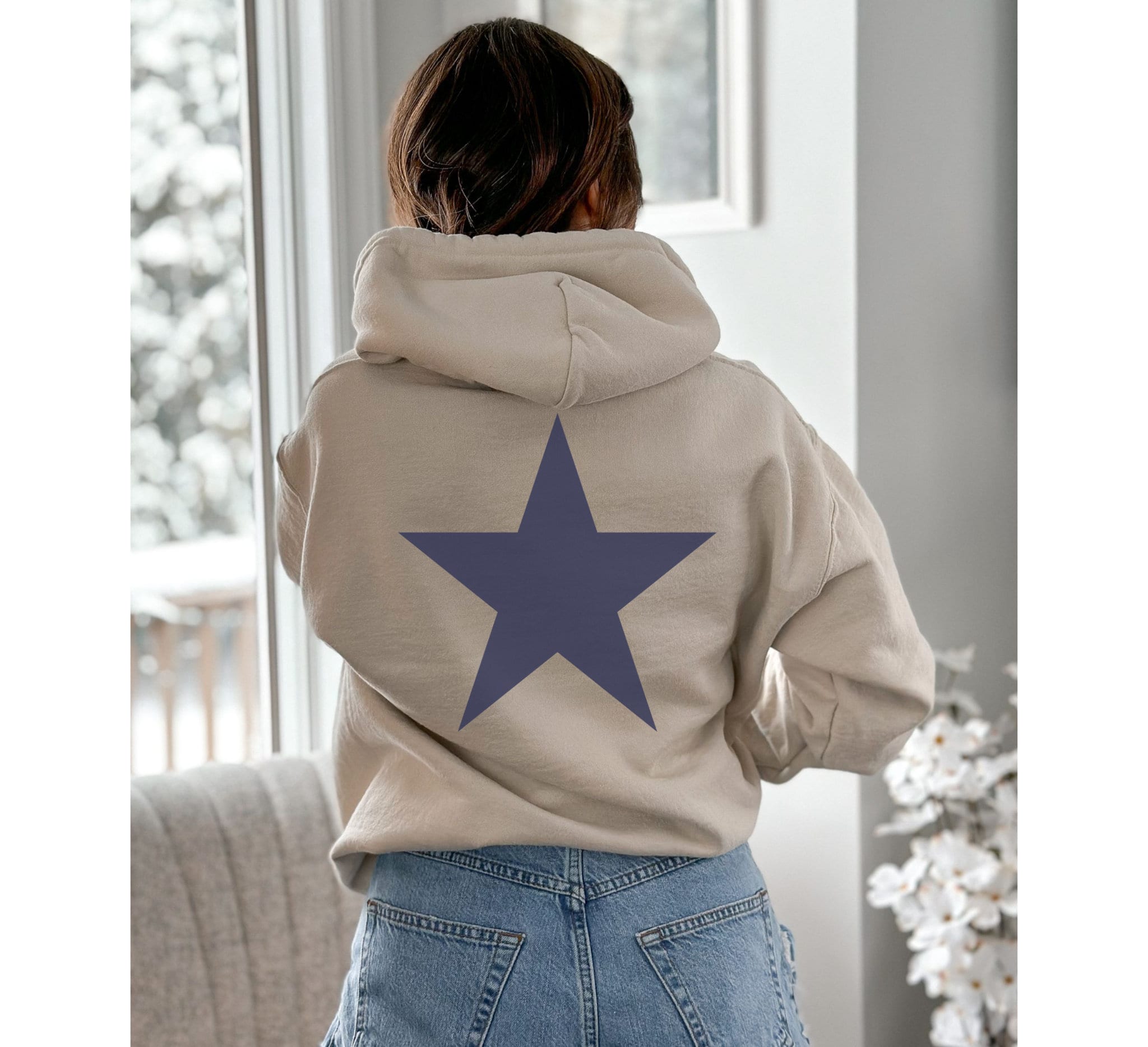 Star Hoodie, Y2k, Star, Stargirl, Downtown, Vintage, Cute, Hoodie, Comfy - Etsy