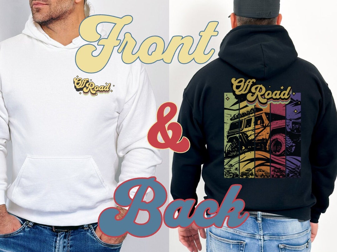 Retro off Road Hoodie With off Road Design, Offroader, Overlander, Off ...