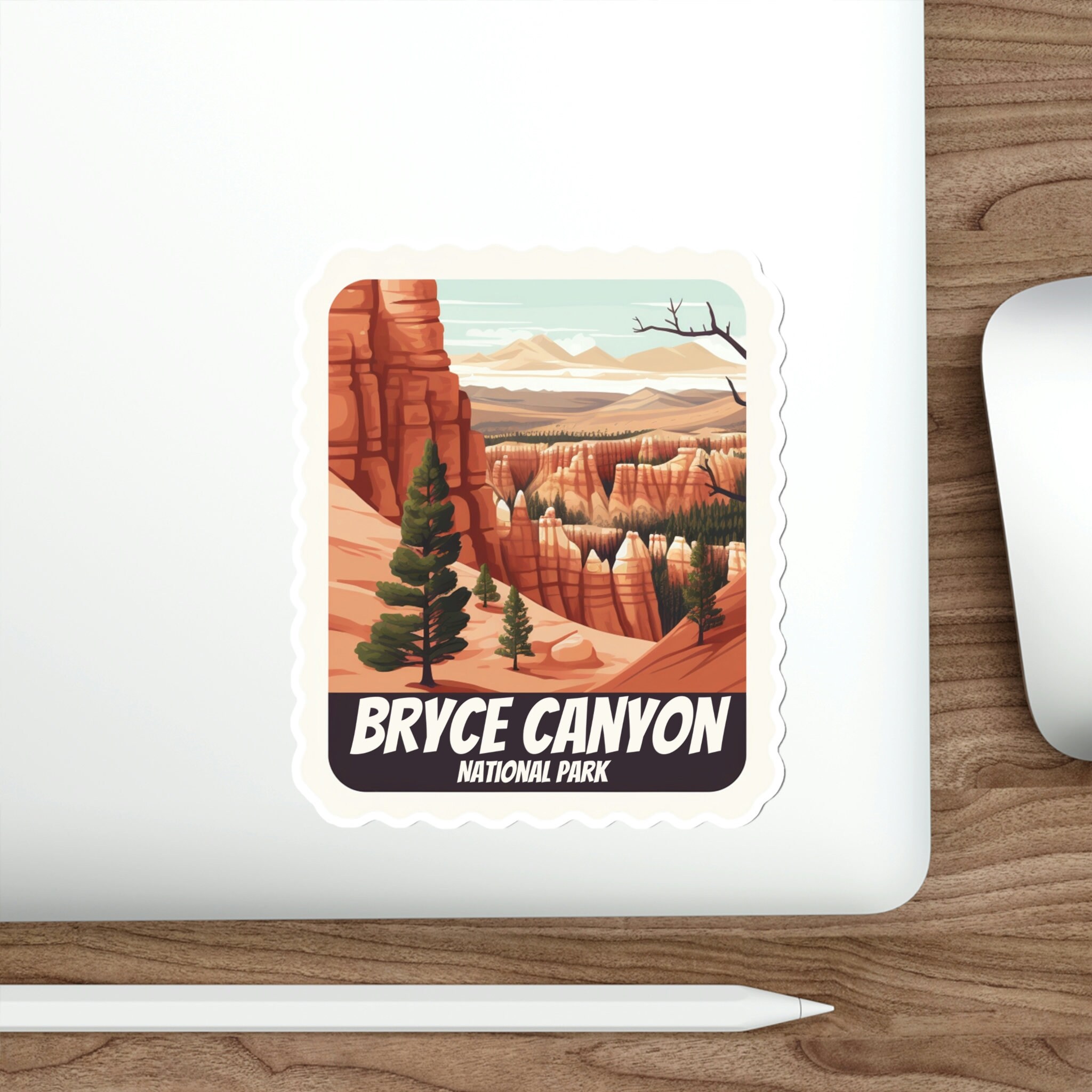 Bryce Canyon National Park Sticker, Stamp Sticker, National Park ...