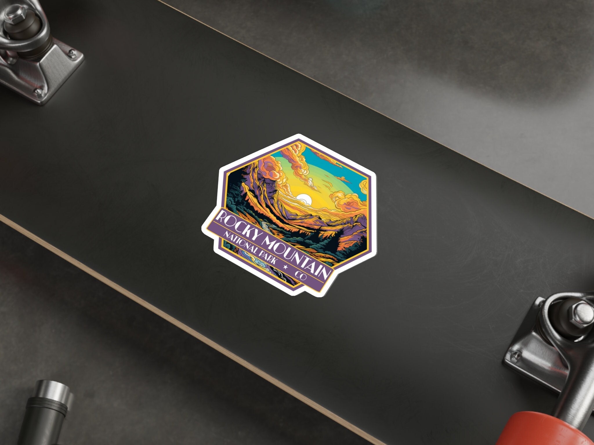 National Park Hexagon Sticker Collection Fun Design for Any - Etsy