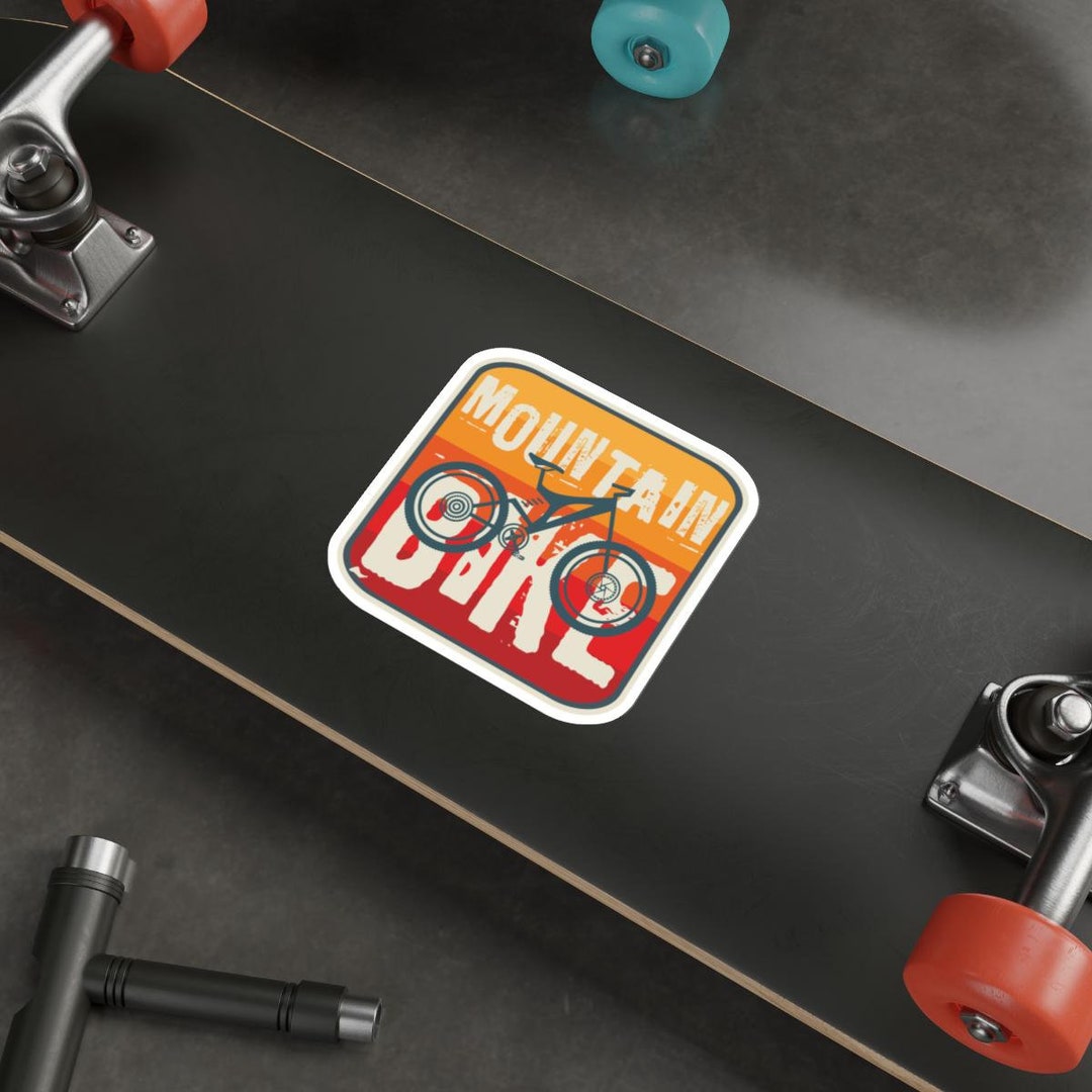 Mountain Bike Sticker - Bike Sticker, Outdoor Sticker, Mountain Biker ...