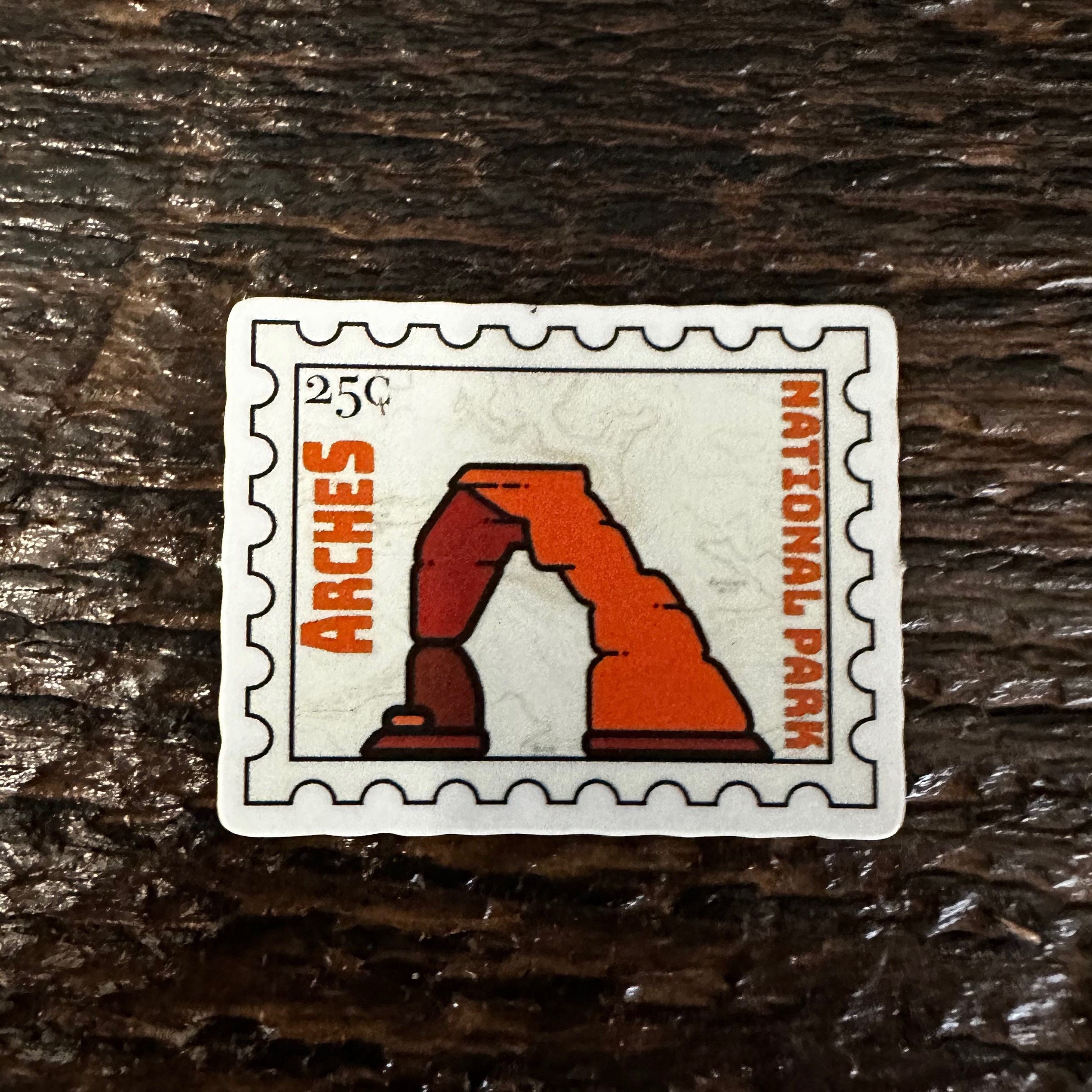 Limited Run: Arches National Park Collectible Sticker Stamp - Etsy