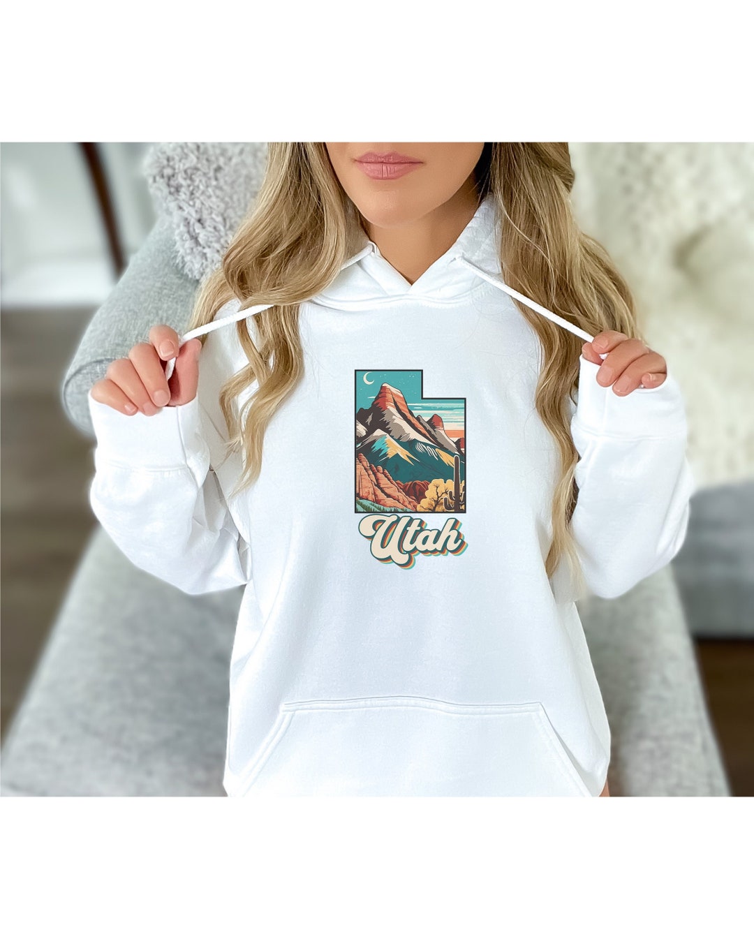 Discover the Charm of Utah With Our Retro Utah Hoodie, A Perfect Gift ...