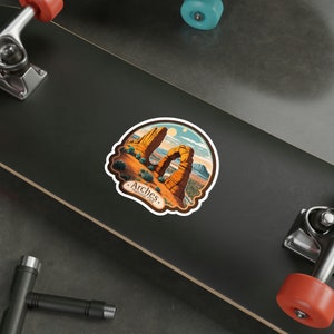 Custom Arches National Park Sticker, Arches National Park, National ...