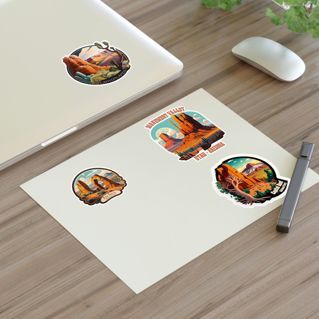 Utah National Park Sticker Pack, Utah National Parks, National Park ...