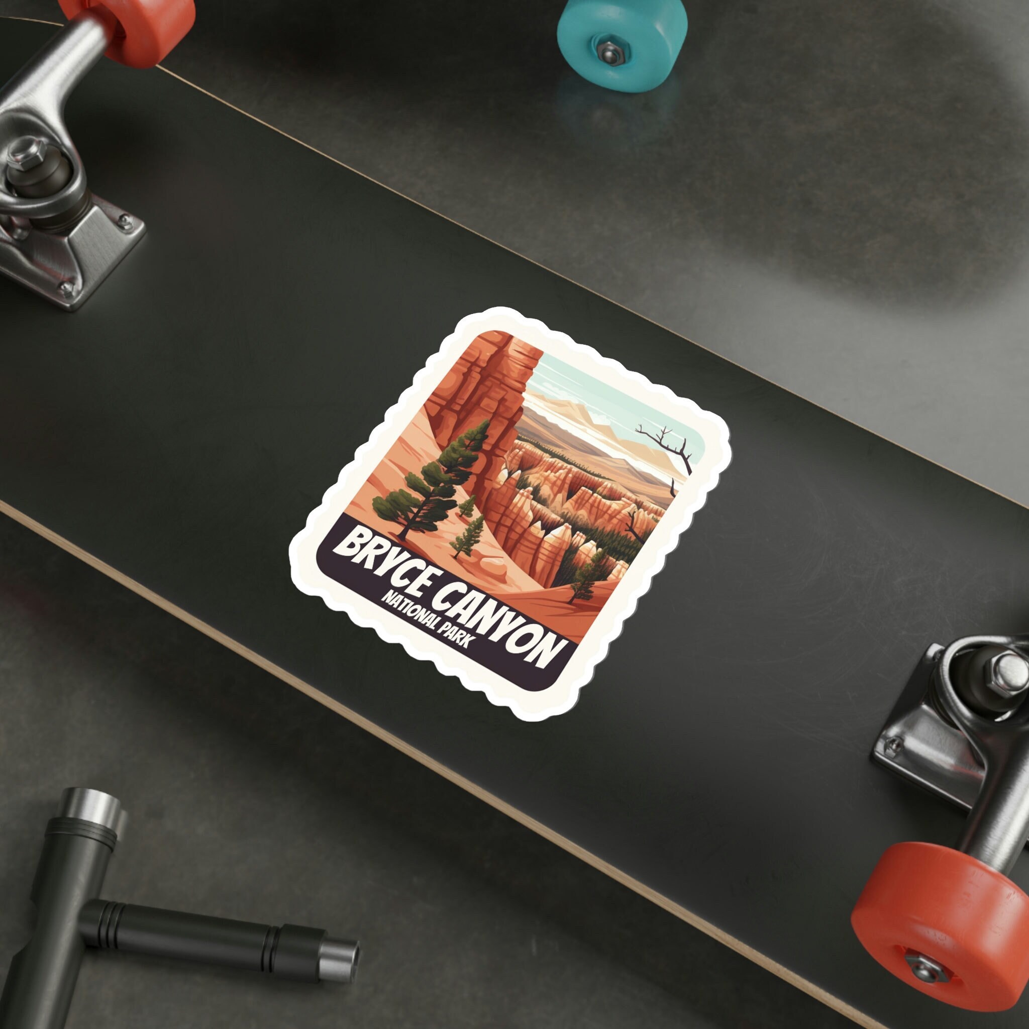 Bryce Canyon National Park Sticker, Stamp Sticker, National Park ...