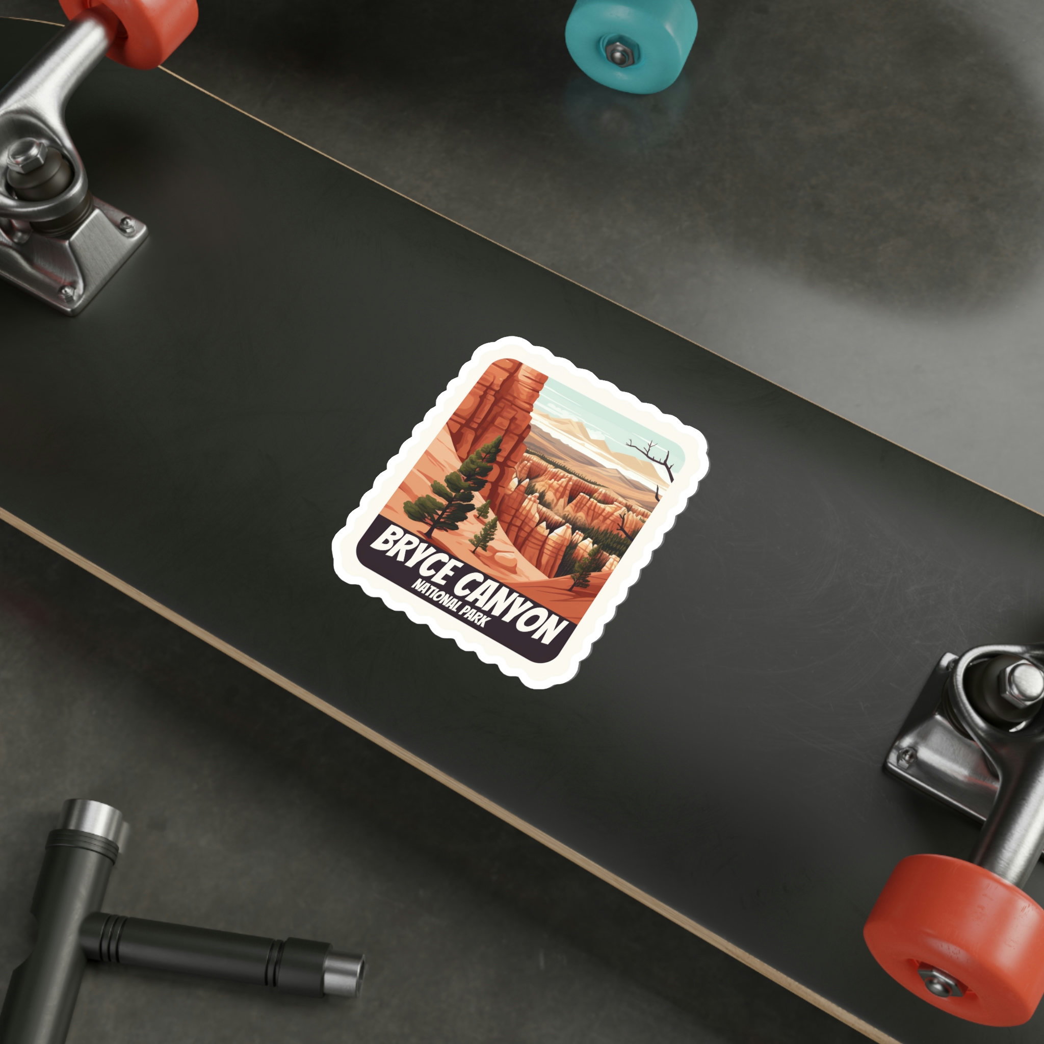 Bryce Canyon National Park Sticker Stamp Sticker National - Etsy