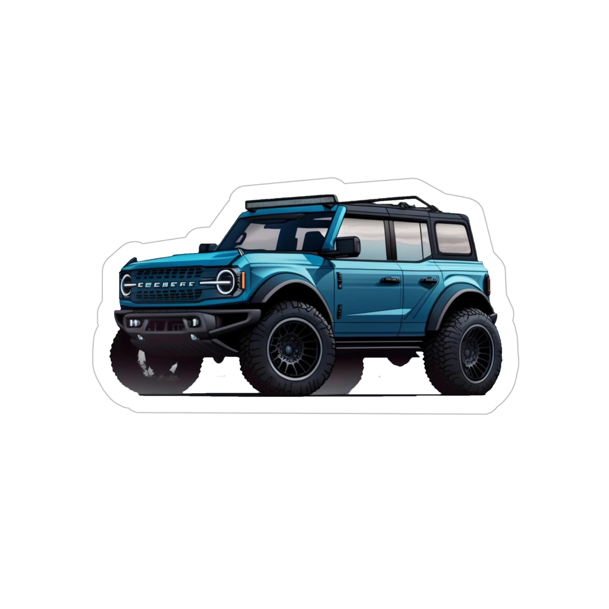 Stylized New Ford Bronco Sticker Off-road Sticker Stylized - Etsy