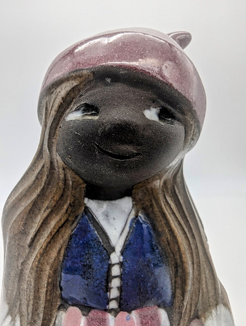 Vintage Gunnar Nyman Figurine Depicting Girl With Goose. Rare Chance to ...