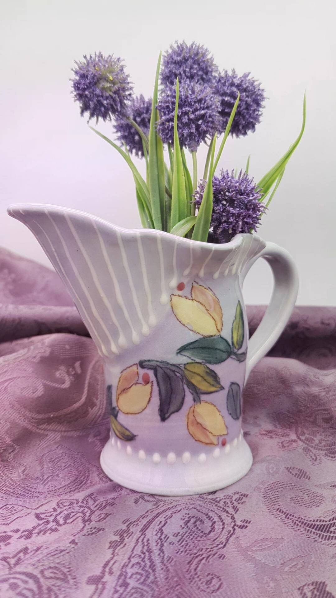 Artisan Pottery Pitcher Creamer Watering Can or Even Vase. an Example ...