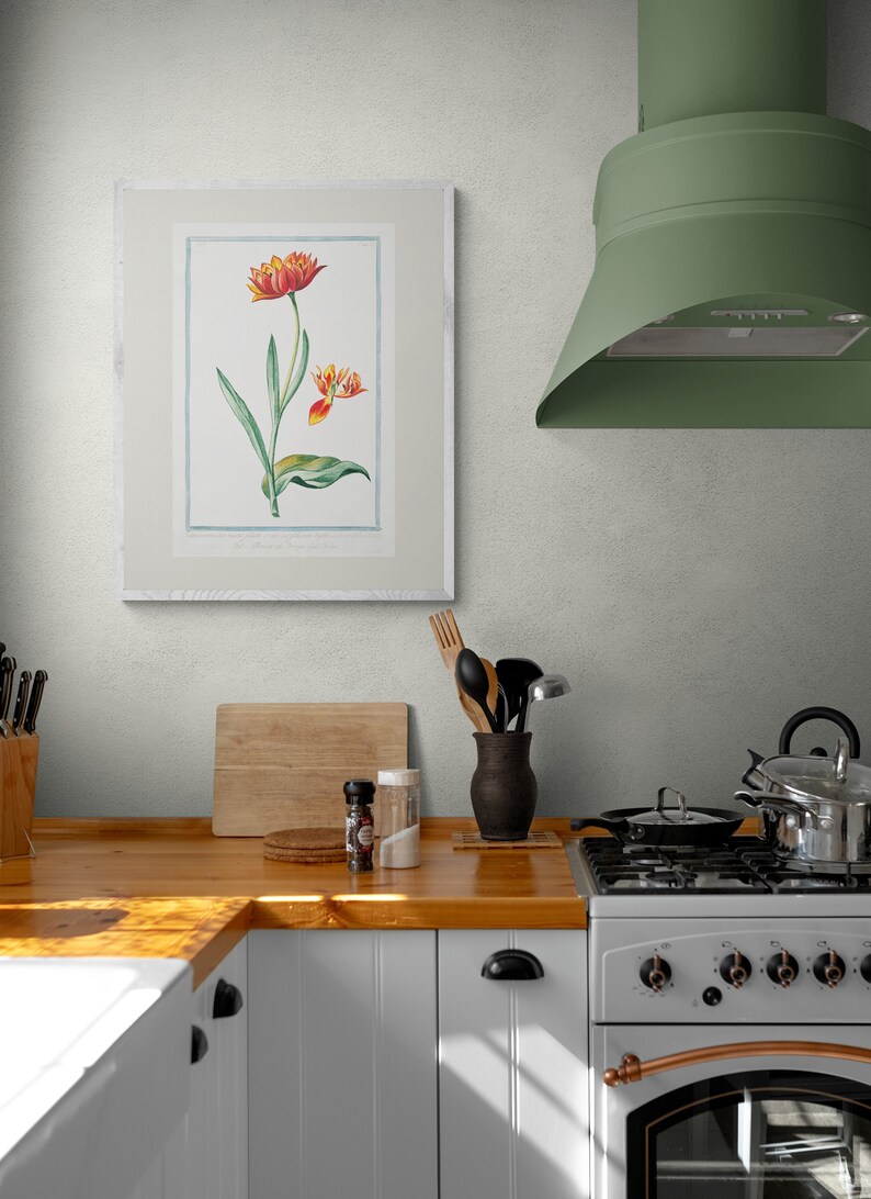 Vintage Botanical Print Cottagecore Farmhouse Boho Aesthetic Wall Art ...
