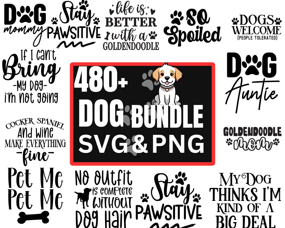 Dog Bundle SVG Dog Dad Svg Dog Mom Svg Cricut Bundle Funny - Etsy