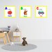 Alphabet Posters Digital Downloadable Learning Flash Cards Printable ...