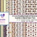 Reading Library Printable Seamless Patterned Digital Paper Books Theme ...