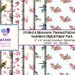 Birds & Flowers Theme Printable Paper Pack Floral Bird Patterned ...