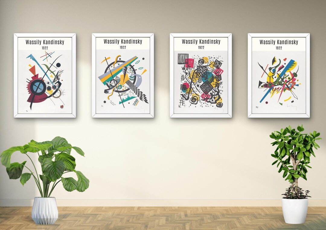 Kandinsky's Abstract Wall Art Graphic Downloadable Digital Art ...