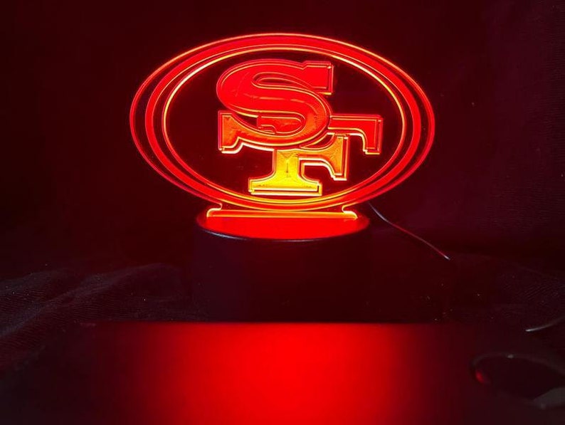 49ERS LED 3D Lamp - Etsy