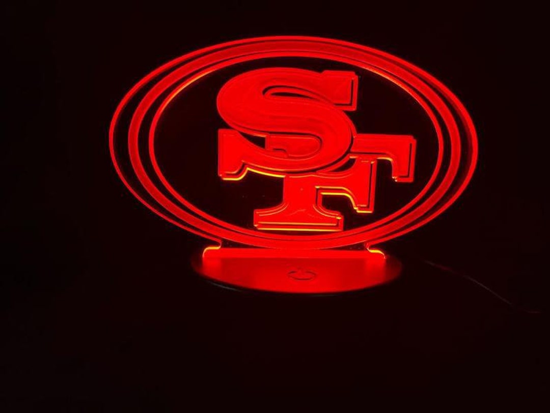 49ERS LED 3D Lamp - Etsy