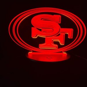 49ERS LED 3D Lamp - Etsy