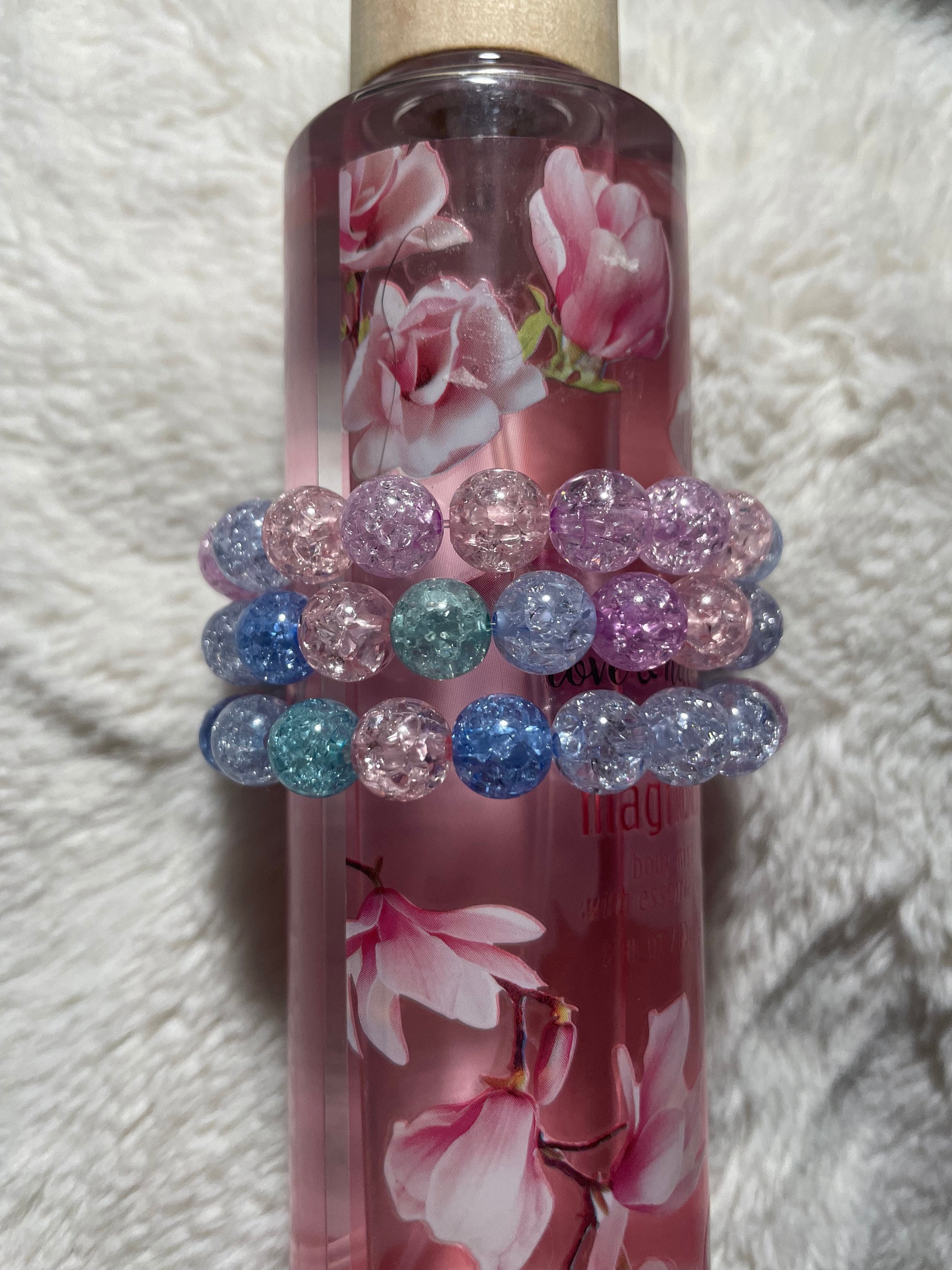 Cotten Candy Themed Bracelets (3 Bracelets) - Etsy