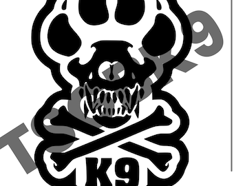 K9 Paw Svg - Etsy