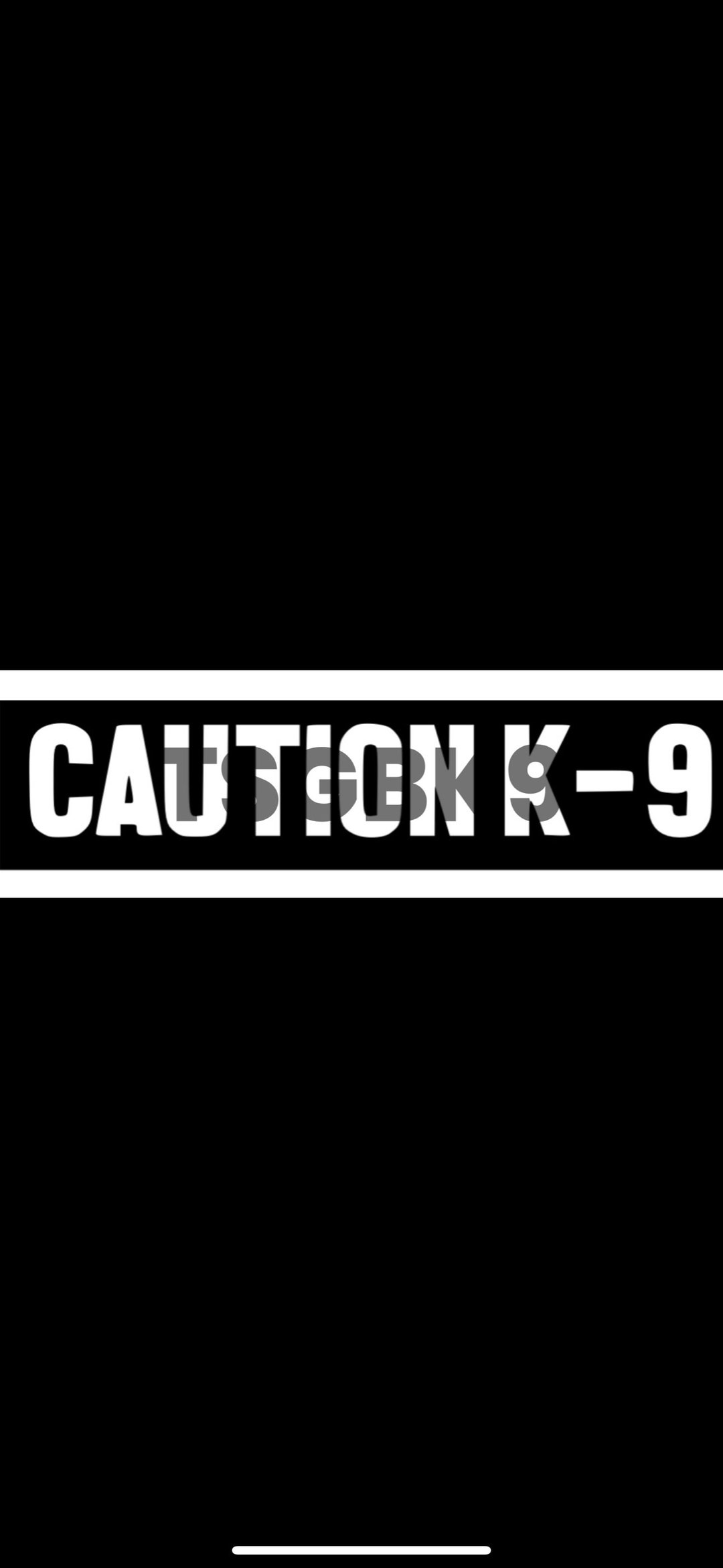 CAUTION K9 (SVG) - Etsy