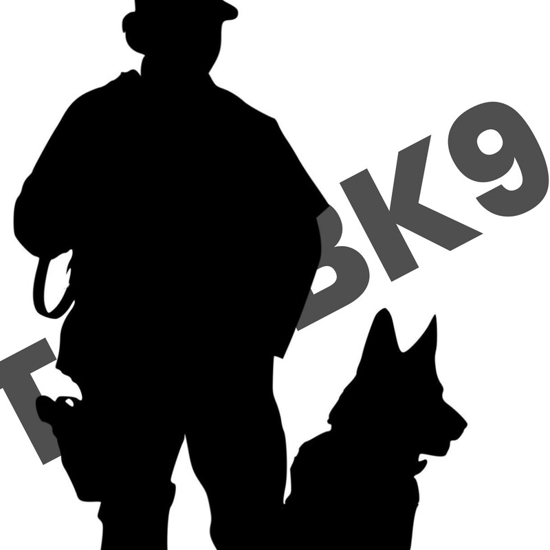 K9 Handler Svg - Etsy