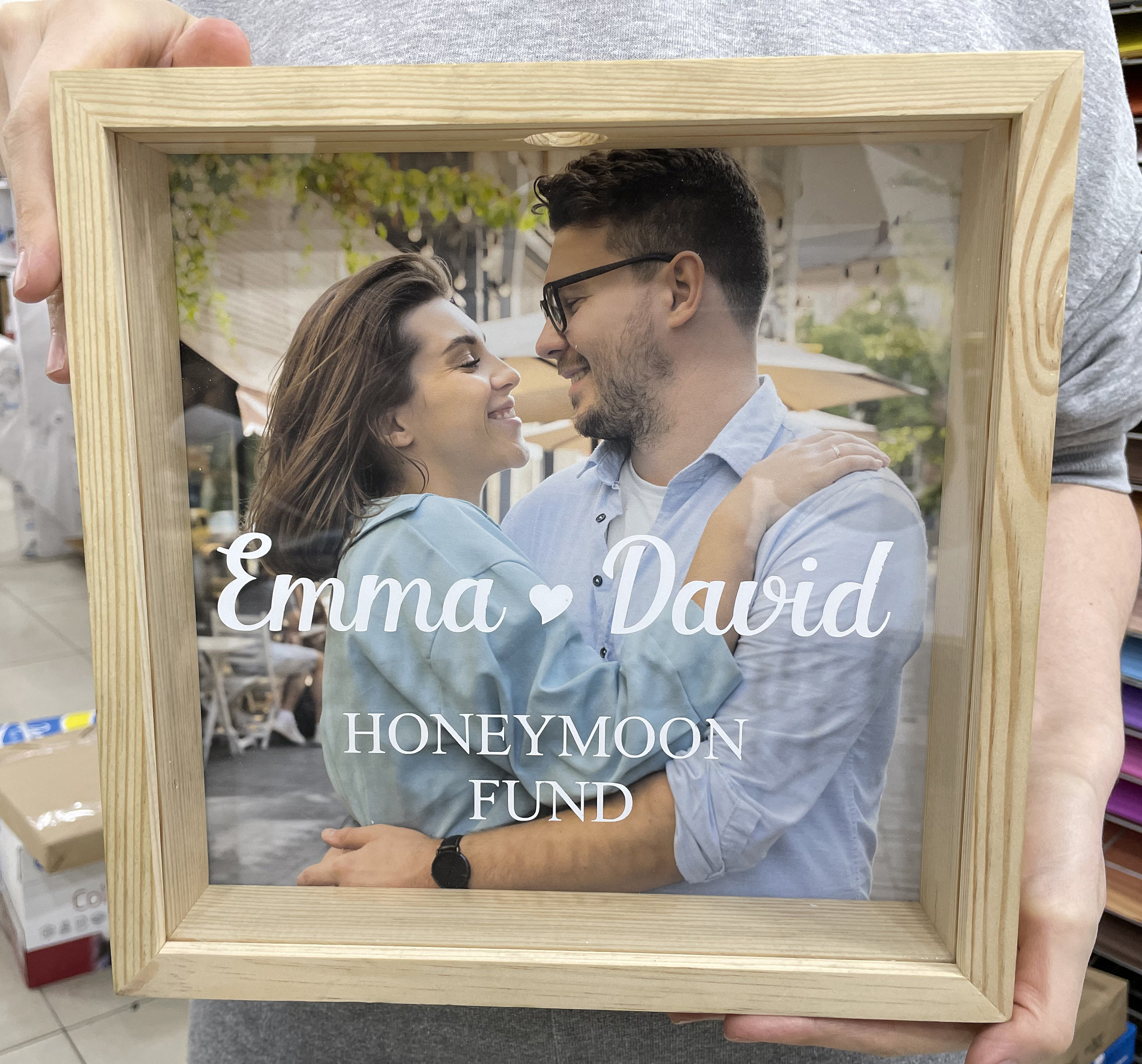 Personalized Money Box, Valentines Day, Personalized Photo Gifts, Honey ...