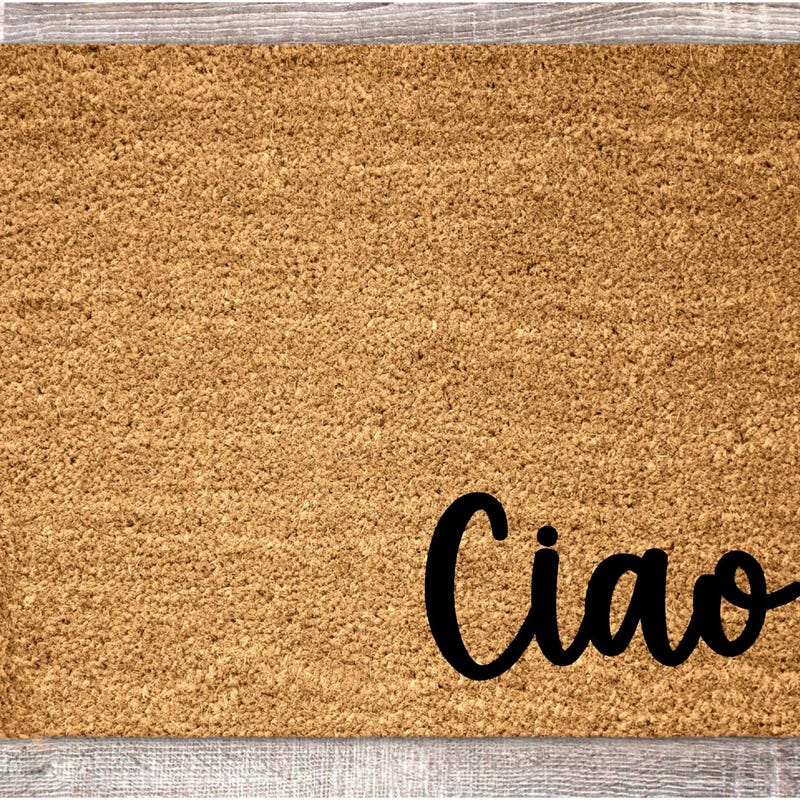 Ciao Doormat - Etsy